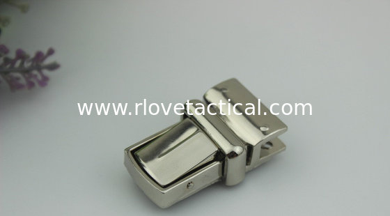 High quality handbag hardware metal zinc alloy press bag push lock