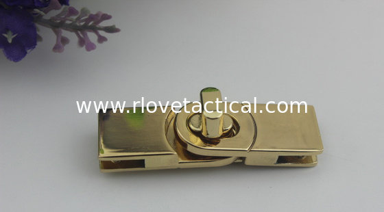 Good price three sets zinc alloy multi-color handbags fittings metal turn lock