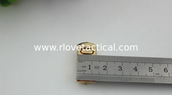 Custom zinc alloy gold metal decorative handbag press lock for purse