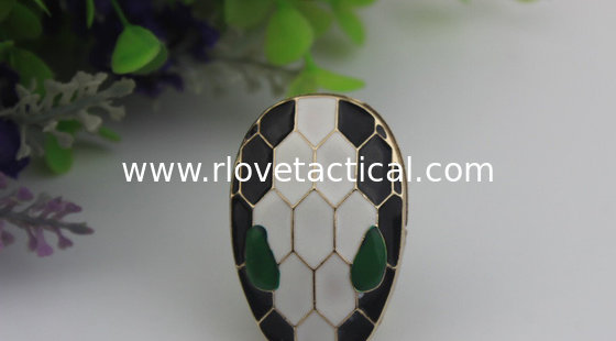Classical design zinc alloy metal colorful snake head magnetic button bag locks