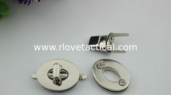 Hot sell Factory zinc alloy hardware accessories high quality custom oval metal handbag twist lock
