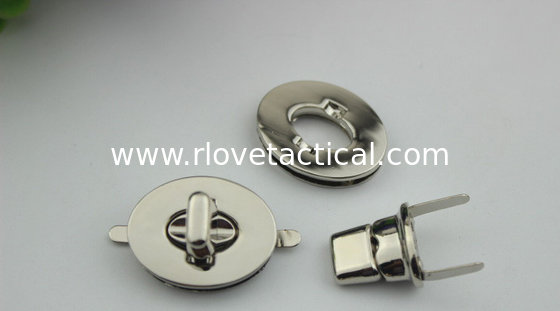 Hot sell Factory zinc alloy hardware accessories high quality custom oval metal handbag twist lock