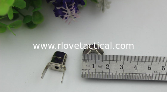 China handbag hardware silver color oval shape small twist turn lock