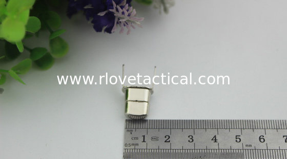 China handbag hardware silver color oval shape small twist turn lock