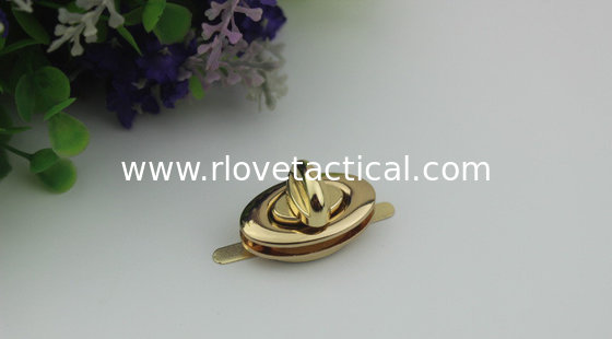 Manufacture zinc Alloy handbag hardware wholesale free sample medium oval turn lock
