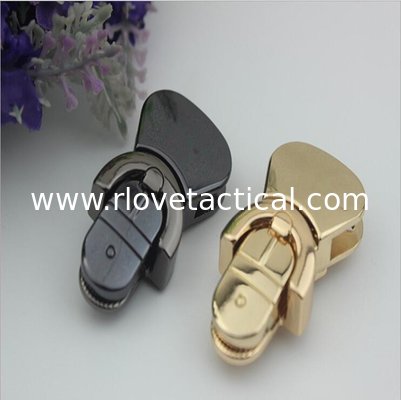 Wholesale Zinc Alloy Gunmetal Color Purse Lock Closure Twist Turn Clutch Locks