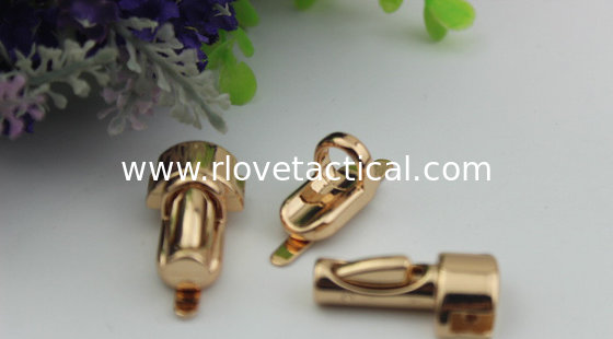 OEM factory nickel free zinc alloy hanging brush anti brass plating metal bag press push button lock