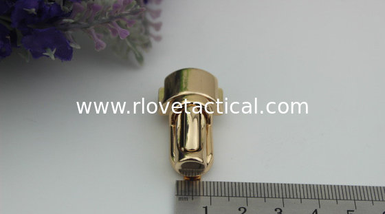 OEM factory nickel free zinc alloy hanging brush anti brass plating metal bag press push button lock