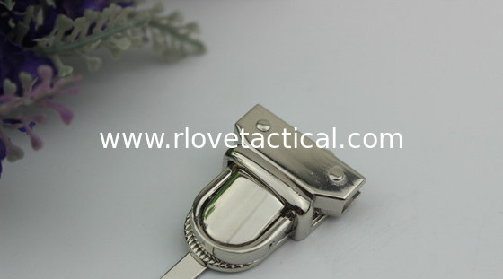 Metal Fashion Purse Accessories Zinc Alloy Nickel Color Bag Handbag Purse Push Lock
