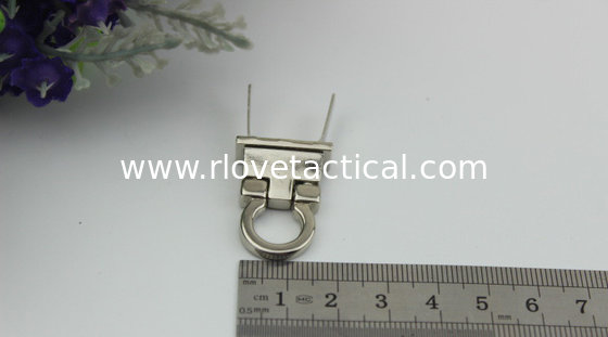 Lady handbag zinc alloy gunmetal color high quality metal twist locks