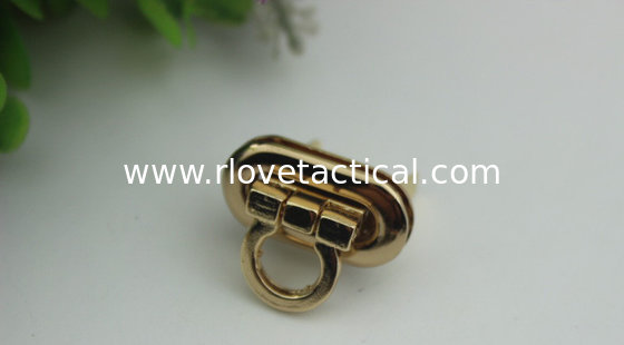 Lady handbag zinc alloy gunmetal color high quality metal twist locks
