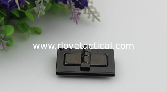 Hot sale bigger multicolor square type zinc alloy purse turn lock hardware