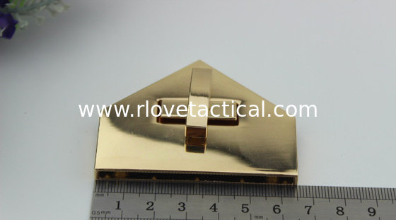 US hot sale zinc alloy bigger metal twist lock purse hardware for handbag