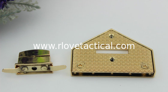 US hot sale zinc alloy bigger metal twist lock purse hardware for handbag