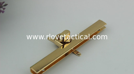 Fashion wild light gold 2 style purse twist lock turn lock fastener