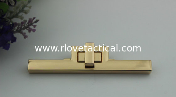 Fashion wild light gold 2 style purse twist lock turn lock fastener