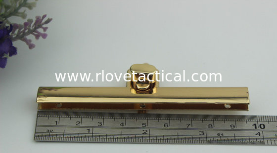 Fashion wild light gold 2 style purse twist lock turn lock fastener