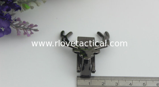 Production classic old style elk head light gold metal handbag locks