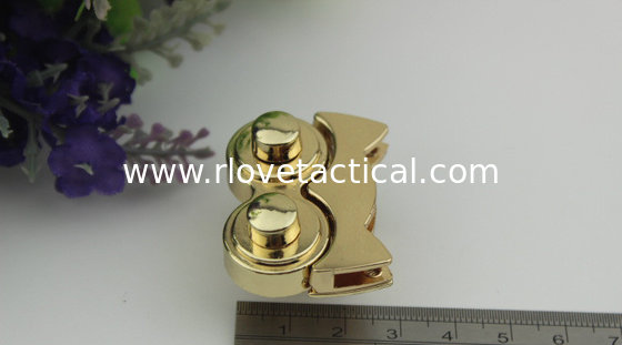 Unique design light gold owl pattern decorative metal press push locks