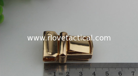 Fashion bag make accessories light gold metal press locks for handbags