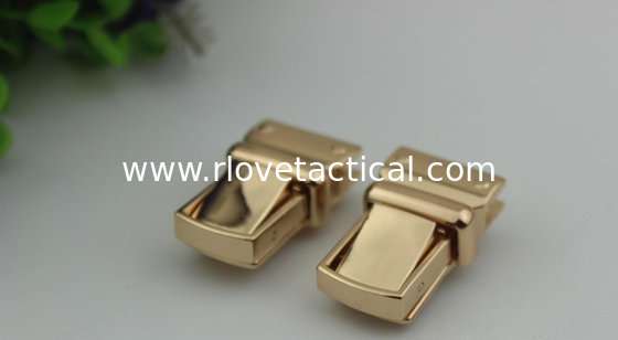 Fashion bag make accessories light gold metal press locks for handbags
