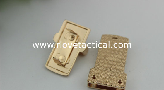 Fashion bag make accessories light gold metal press locks for handbags