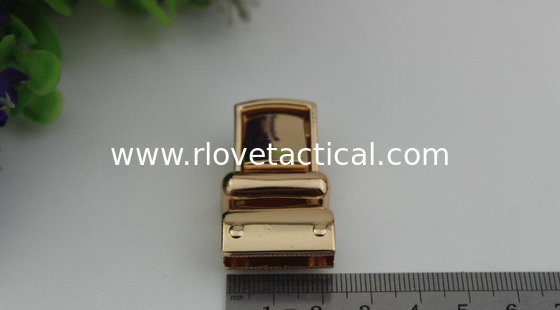 Fashion bag make accessories light gold metal press locks for handbags