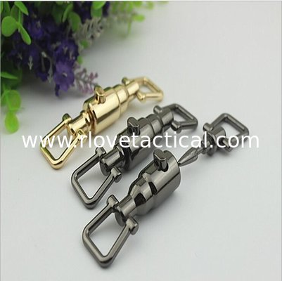 Handbag hardware accessories die casting light gold snap button push press locks