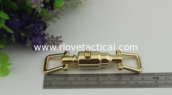 Handbag hardware accessories die casting light gold snap button push press locks