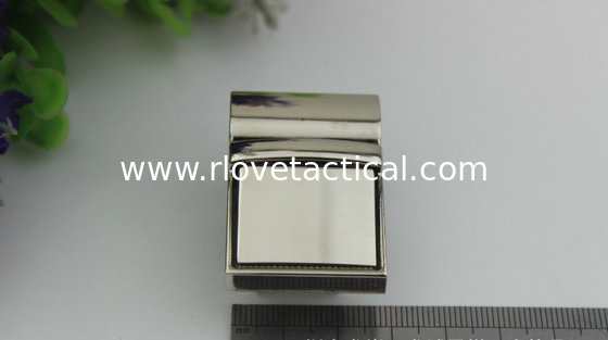 Hot selling die casting zinc alloy nickel/gold handbag press push locks