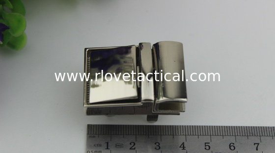 Hot selling die casting zinc alloy nickel/gold handbag press push locks