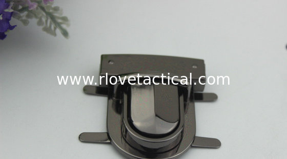 New product high end plating zinc alloy metal push press locks for handbag
