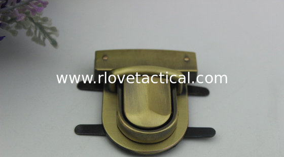 New product high end plating zinc alloy metal push press locks for handbag