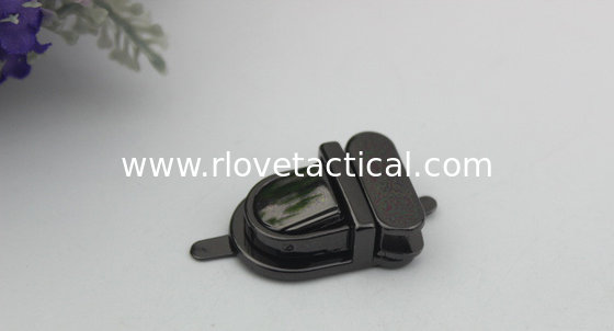 Eco-Friendly Material Handbags Hardware Anti Brass Push Lock For Bag