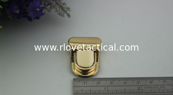 Eco-Friendly Material Handbags Hardware Anti Brass Push Lock For Bag