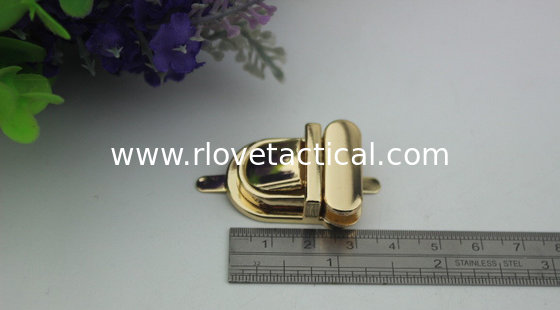 Eco-Friendly Material Handbags Hardware Anti Brass Push Lock For Bag