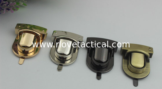 Fashionable design bag fitting zinc alloy gold color snap press locks for purse