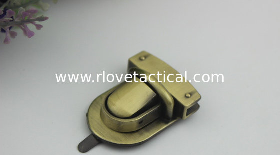 Fashionable design bag fitting zinc alloy gold color snap press locks for purse