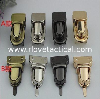 Good Quality Snap Button Plain Zinc Alloy Push Metal Lock For Bag Hardware Accessory
