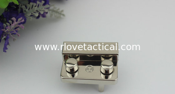 Handbag hardware suppliers wholesale light gold metal push lock
