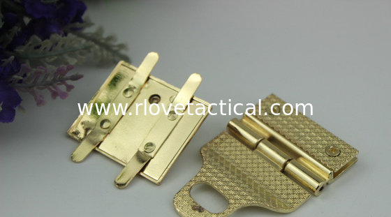 Unique design zinc alloy gold metal bag hardware twist turn lock