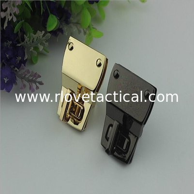 Dedicated design fashion accessories hardware gold metal twist lock for handbag