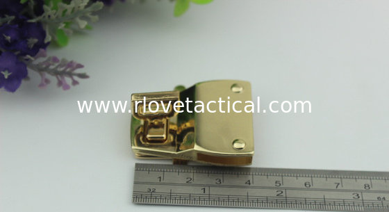 Dedicated design fashion accessories hardware gold metal twist lock for handbag