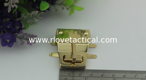 Dedicated design fashion accessories hardware gold metal twist lock for handbag