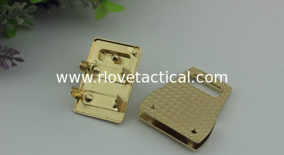 Dedicated design fashion accessories hardware gold metal twist lock for handbag