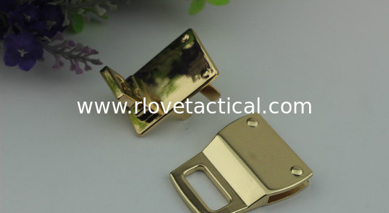 Dedicated design fashion accessories hardware gold metal twist lock for handbag