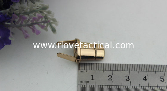 Factory Cheap Price Nickle Free Plating Gunmetal Color Metal Twist Turn Lock For Handbags