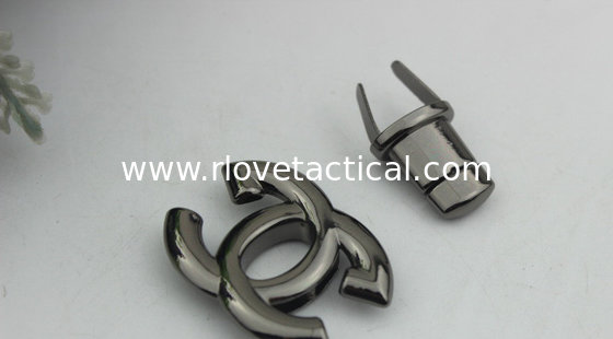 Factory Cheap Price Nickle Free Plating Gunmetal Color Metal Twist Turn Lock For Handbags