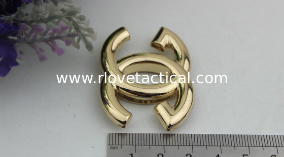 Handbag Closure Accessories X Letters Gunmetal Color Twist Lock