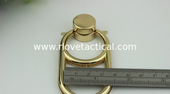 New style luxury bag accessories hardware light gold metal twist locks